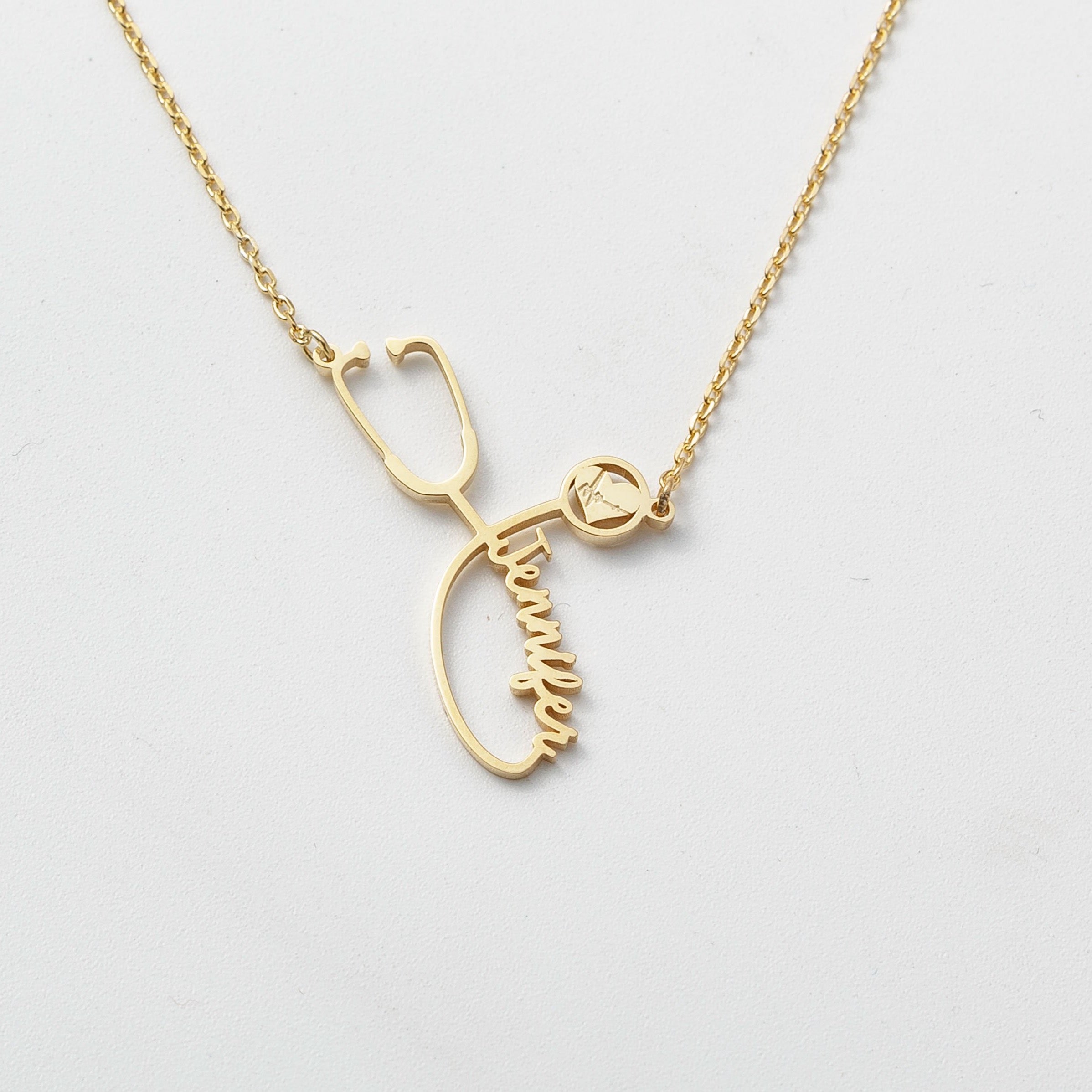 Personalized Stethoscope Necklace – Code Blue Jewelry