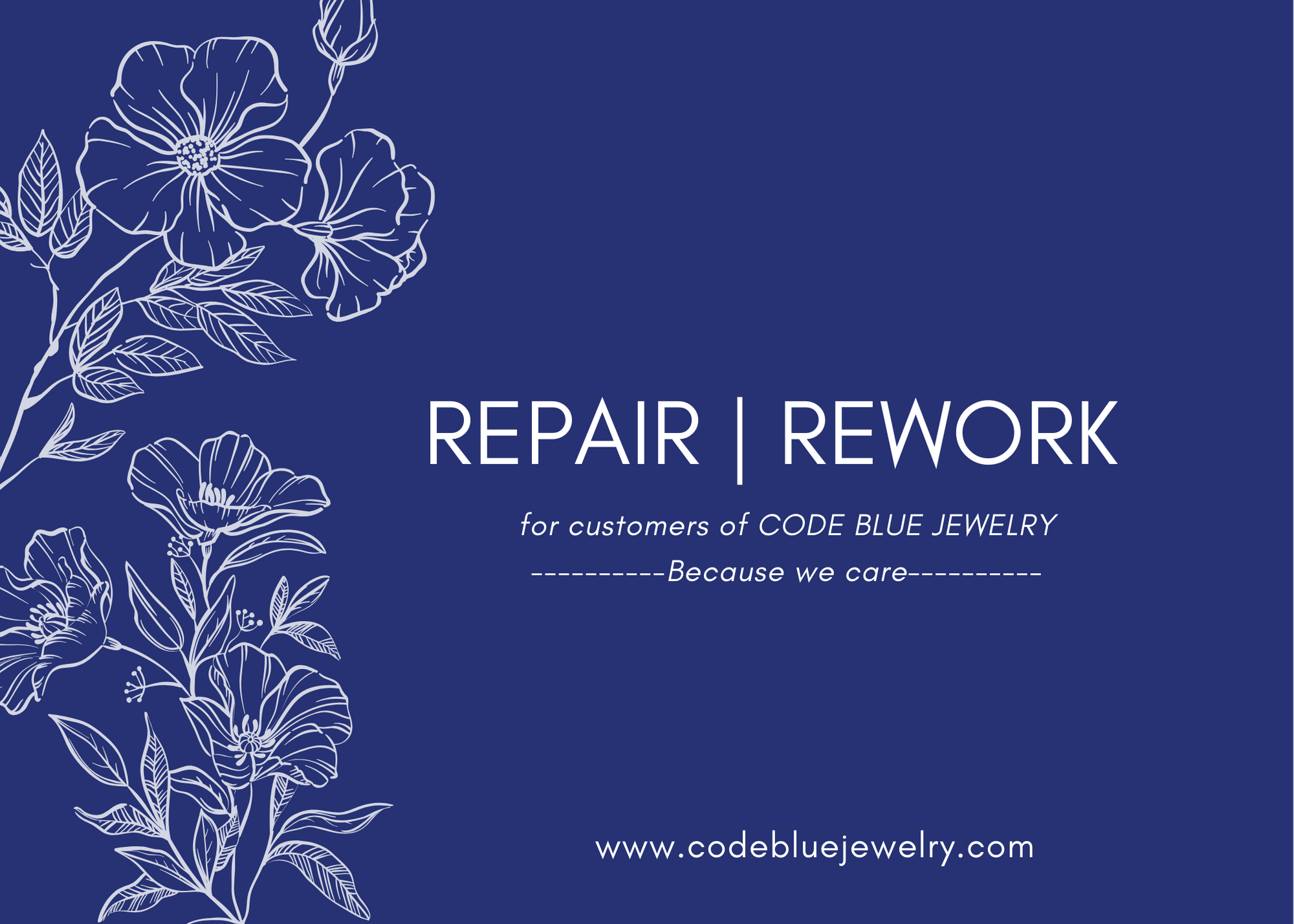 Repair | Rework – Code Blue Jewelry